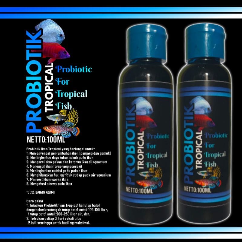 Probiotik cair Probiotik ikan channa,predator,tropical 100ml | Lazada ...