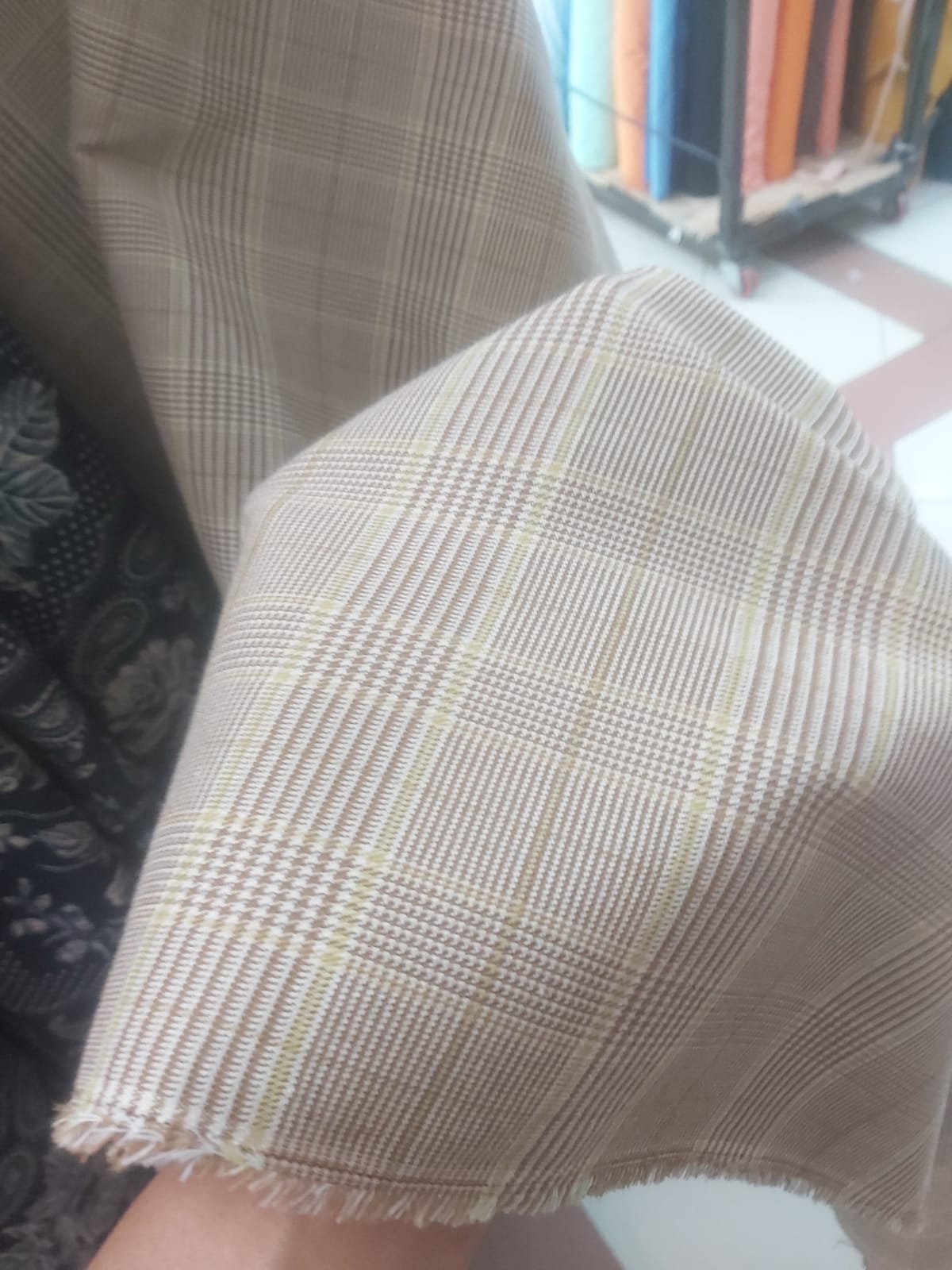 kain semi wool /kain blazer/bahan jas/bahan baju blazer/bahan tekstil ...