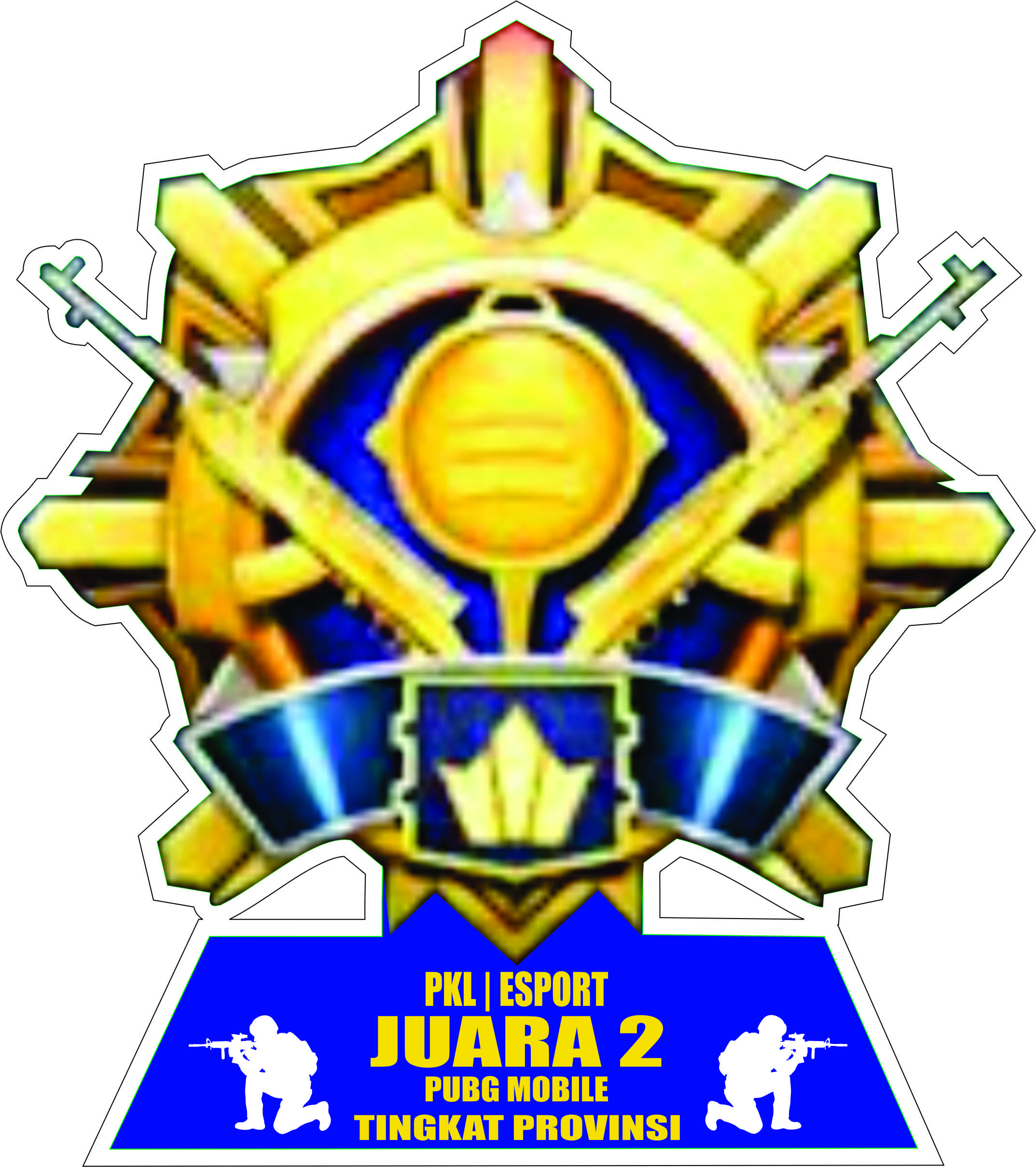Plakat/Piala /Trophy/Bahan Akrilik 3mm dan 6mm/Plakat PUBG/Piala PUBG ...