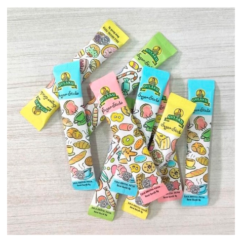 [10pcs] Gulaku Stick 8gr Gula Pasir Sachet Batang | Lazada Indonesia