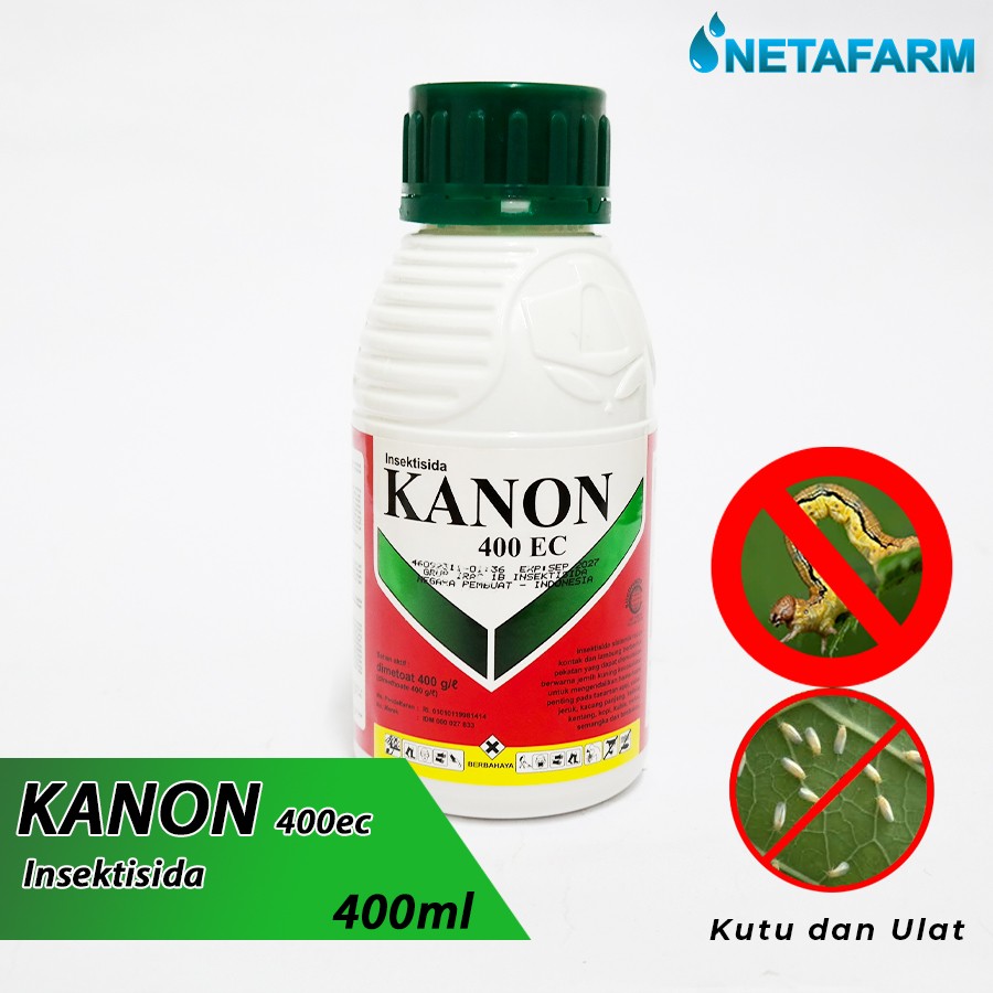 Pestisida Insektisida Kutu dan Ulat Kanon 400 EC - 400 ml | Lazada ...