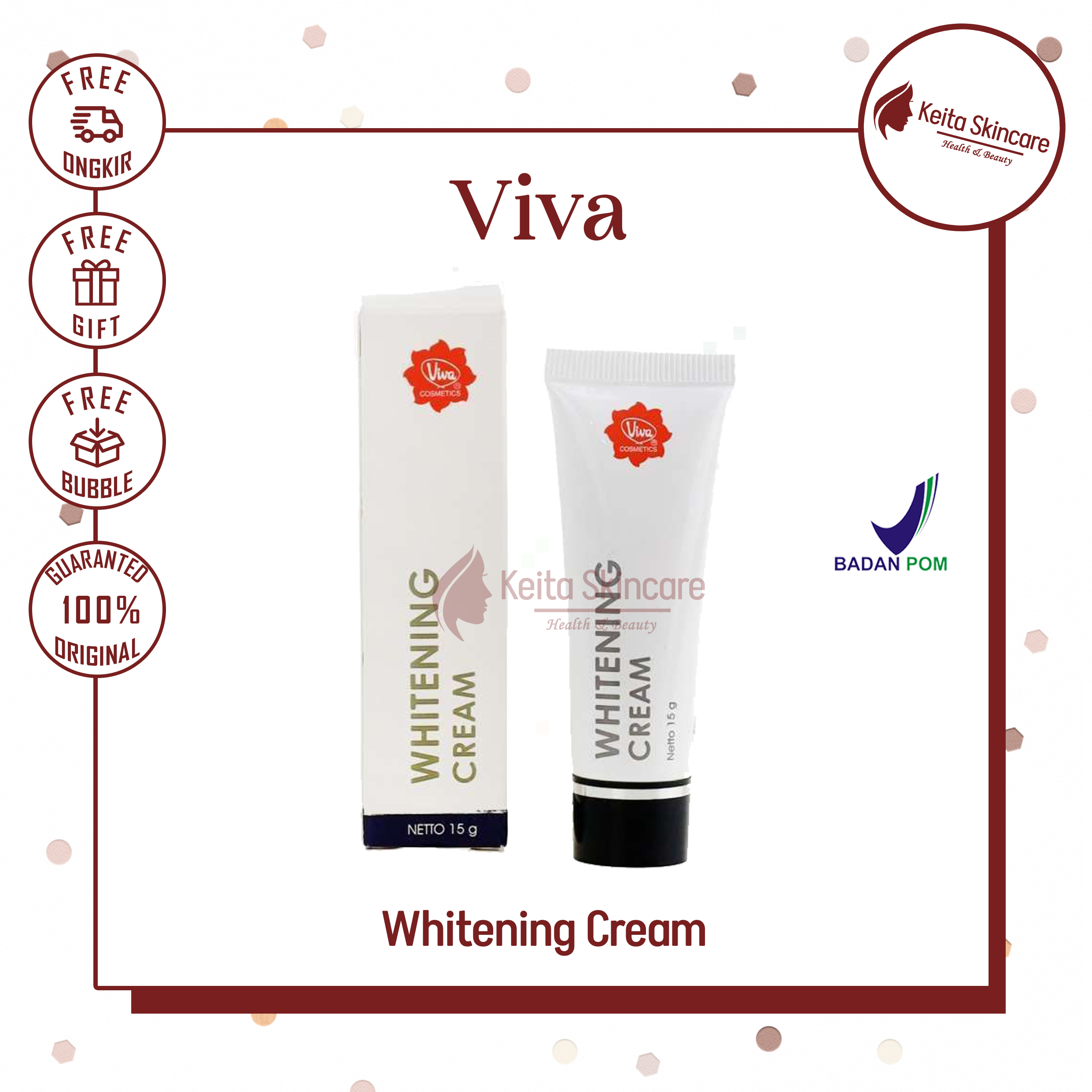 VIVA Whitening Cream 15g | Lazada Indonesia