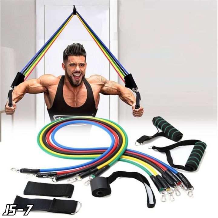 Tali Stretching Resistance Band Pilates Yoga Fitness 11 in 1 Set - Tali ...