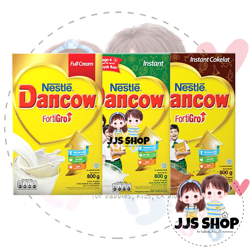 Dancow Fortigro Full Cream / Instant Putih Vanilla Coklat 800gr ...