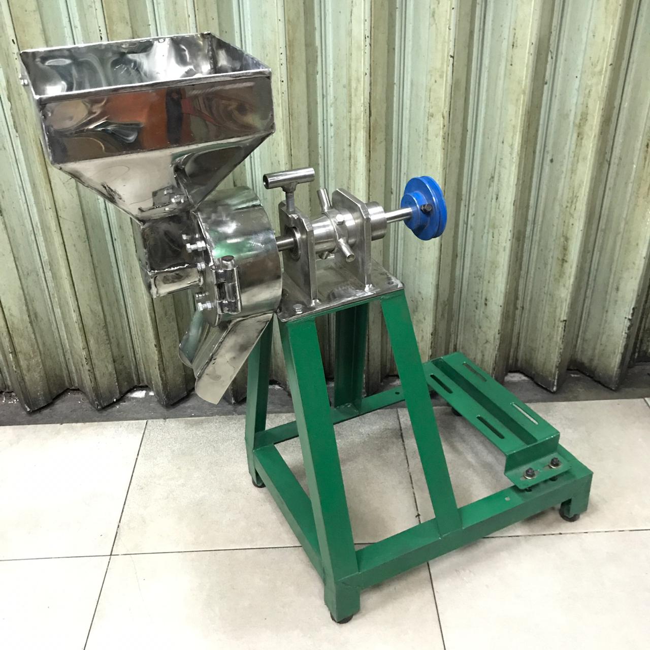 Mesin Gilingan Bumbu/Cabe Stainless GANESHA 6 inch + Dinamo 1,5 HP ...