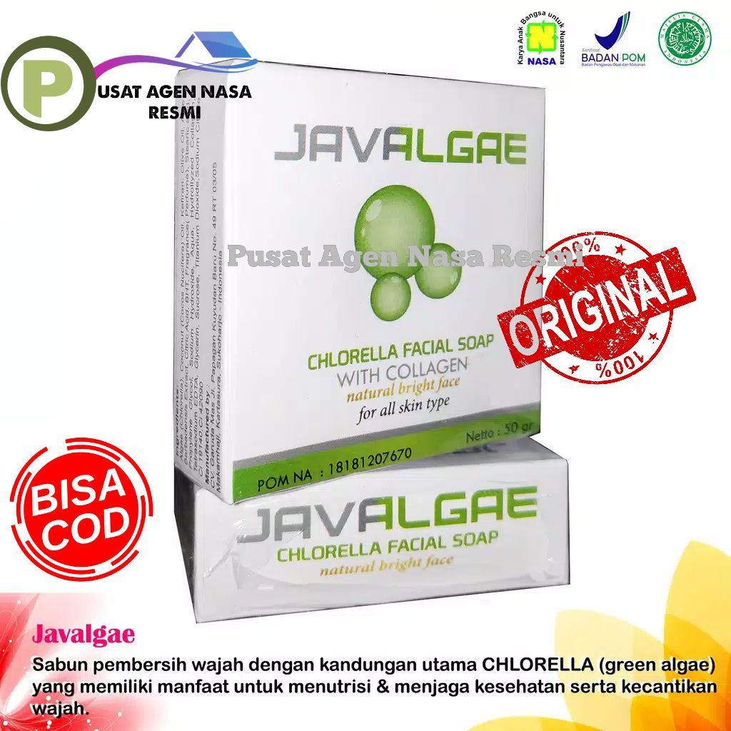 SABUN JAVALGAE WITH COLLAGEN ORIGINAL NASA | Lazada Indonesia