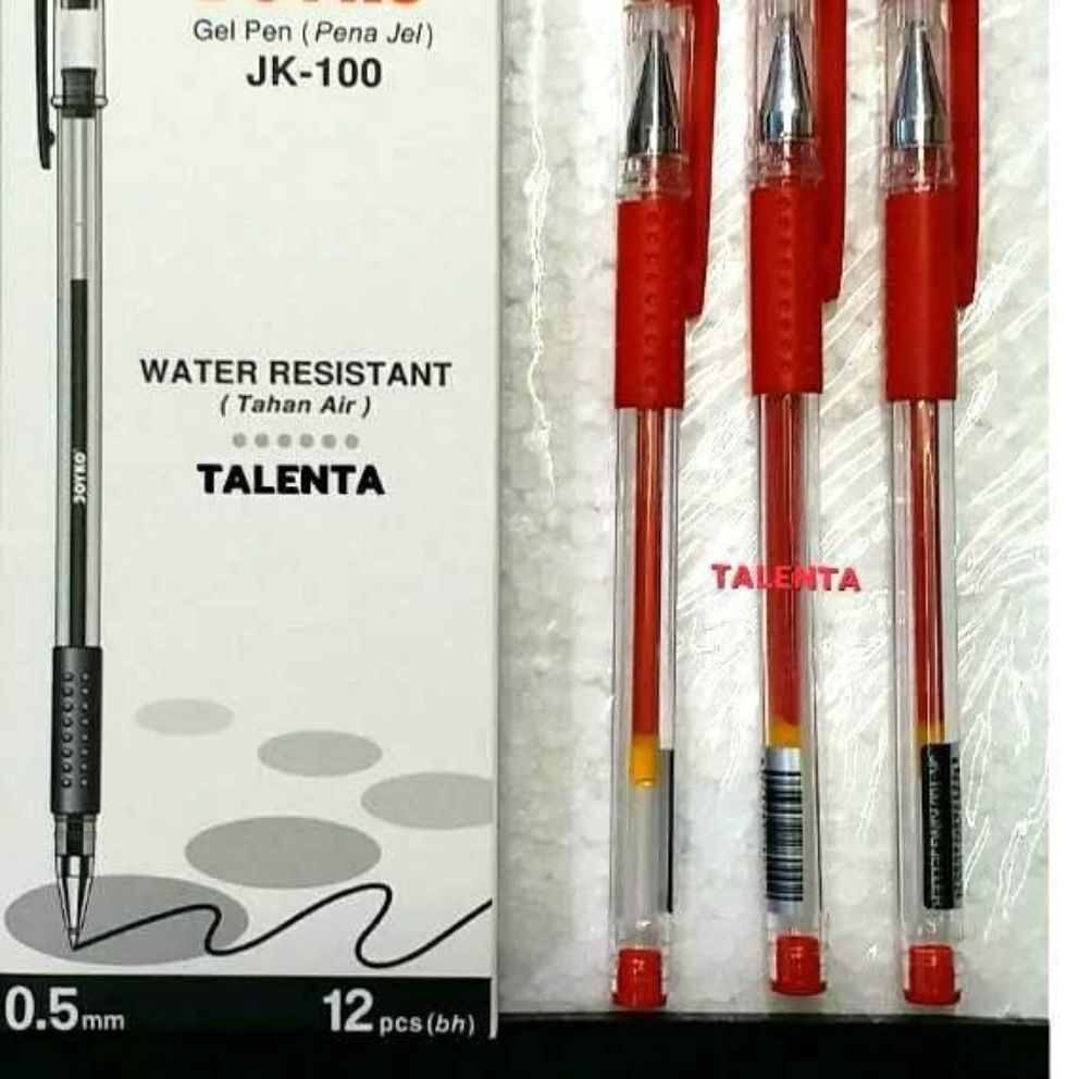 Pulpen Joyko Gel Pen JK-100 Merah / Harga per biji | Lazada Indonesia