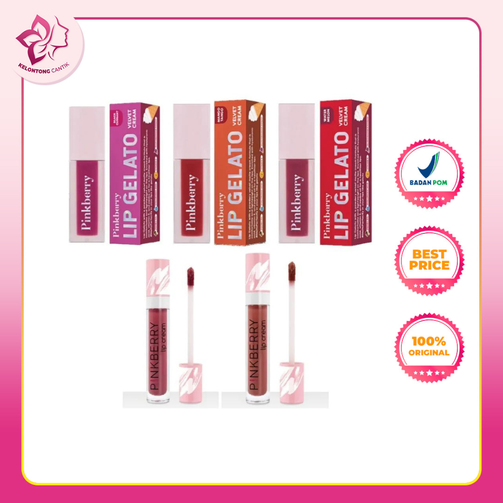 Pinkberry Lip Gelato Velvet Cream | Lip Cream - Kelontong Cantik ...