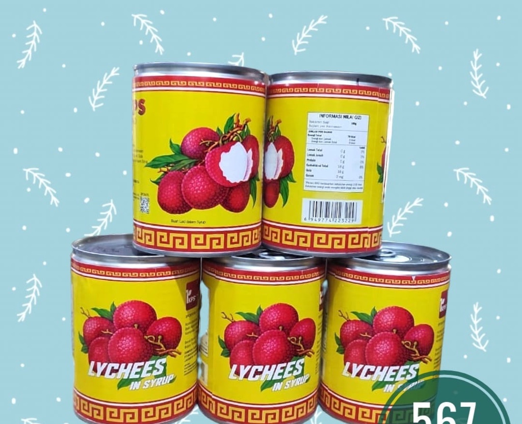 LYCHEE in Syrup IKPS Leci Kaleng 567 gr | Lazada Indonesia