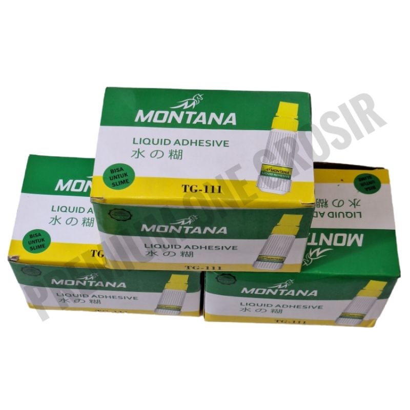 1 Pak Lem Kertas Cair MONTANA LIQUID ADHESIVE / Lem Kertas / Lem Cair ...