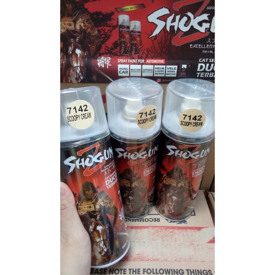 cat semprot duco shogunz pilok shogun scoopy cream 7142 400cc cream ...