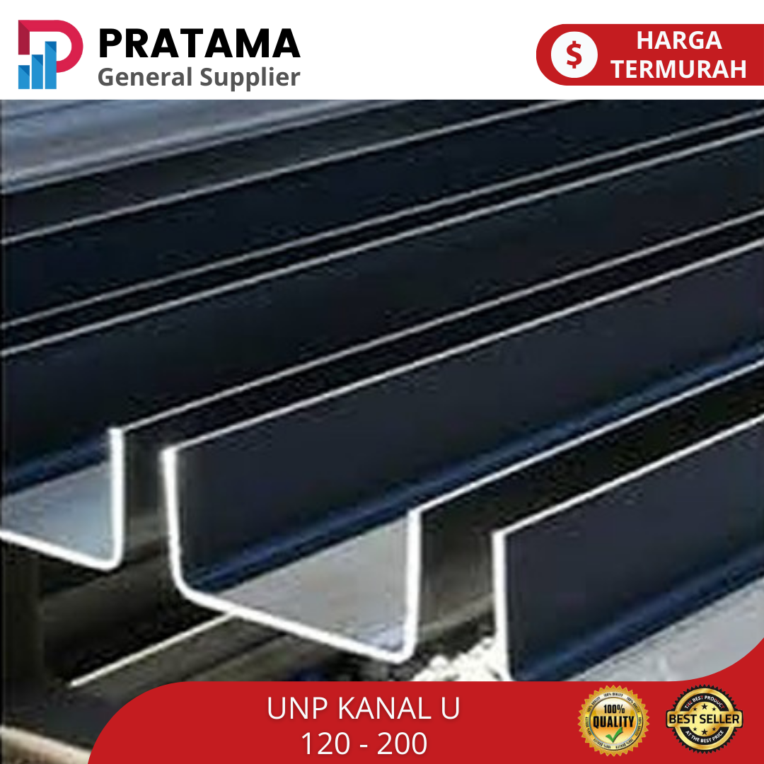 besi baja UNP Kanal BESI UNP 120 Channel U | PROFIL U | 4mm | suarabaya ...