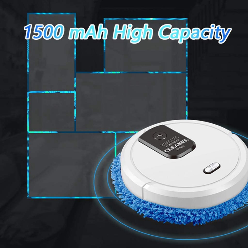 3 in 1 Sweeping Robot Portable Floor Sweeper Robotic Vacuum Cleaner Dry ...