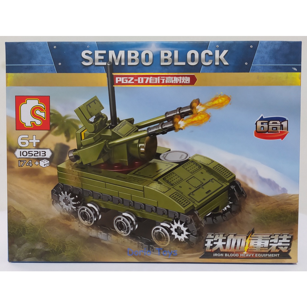 Sembo Block Kendaraan Perang Kapal Laut, Tank, Mobil Tempur | Lazada ...