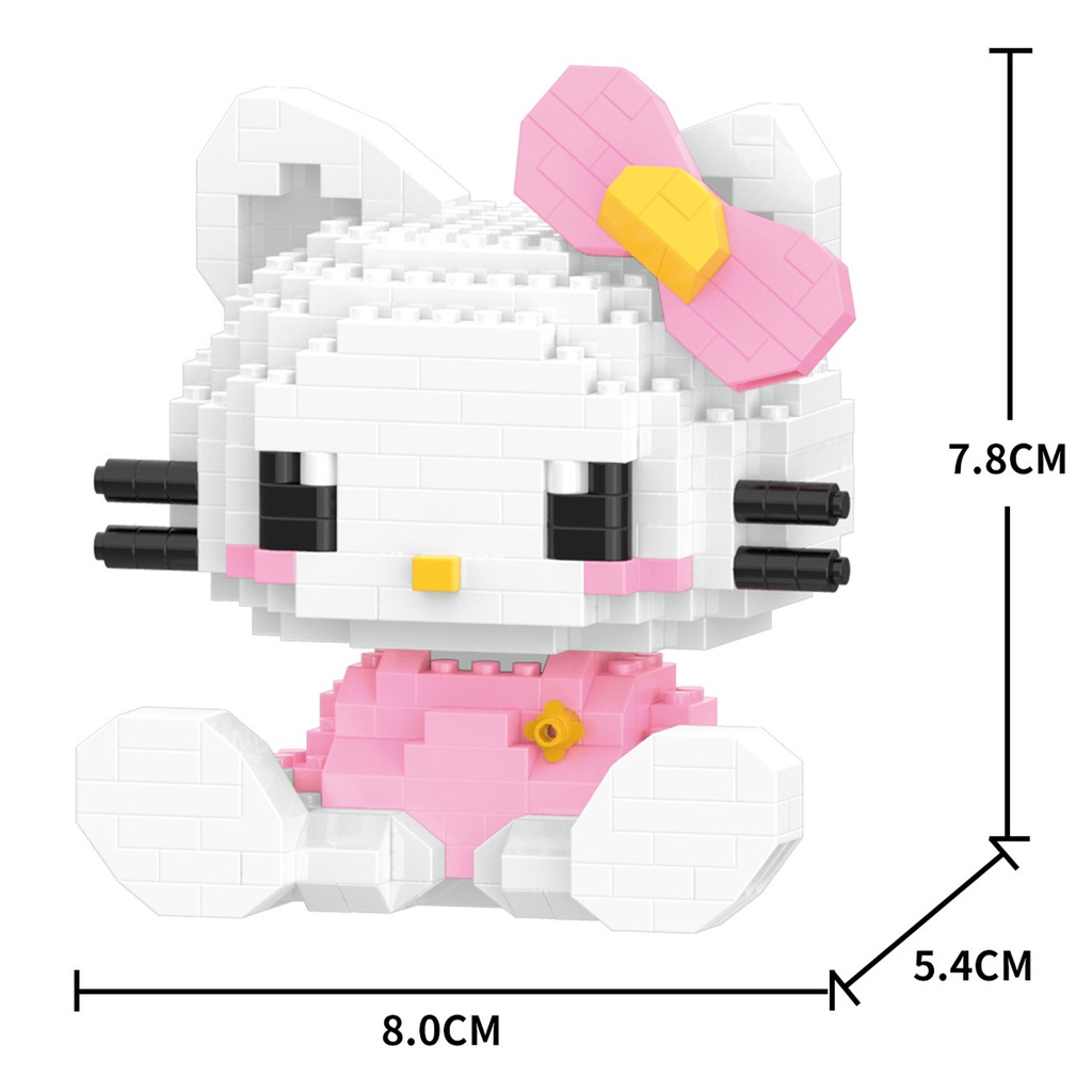 (COD) Mainan Balok Susun Disney kuromi Bricks Anak Mainan Edukasi DIY ...