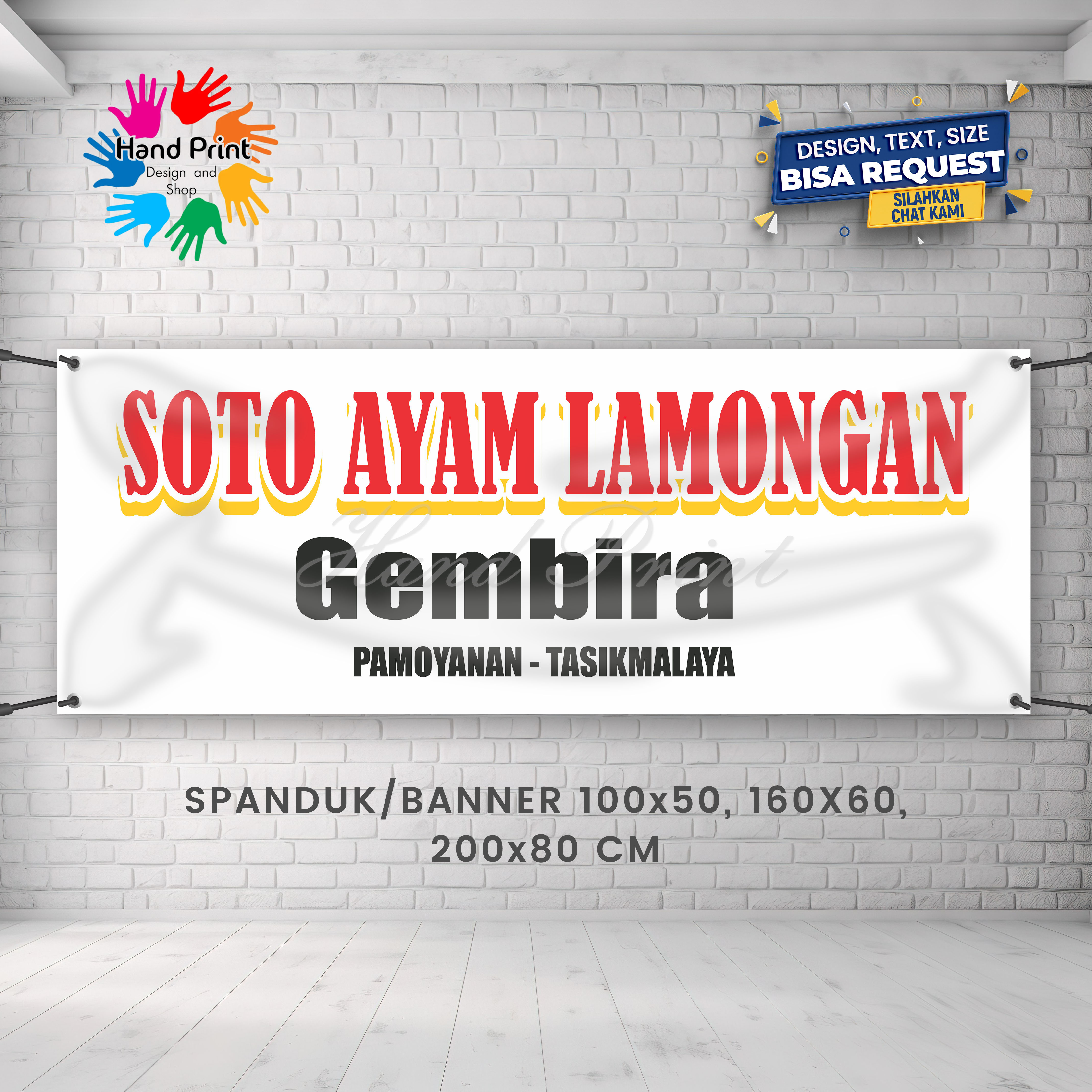 Spanduk Banner MMT Soto Lamongan Sate Taichan Ayam Street Food | Lazada ...