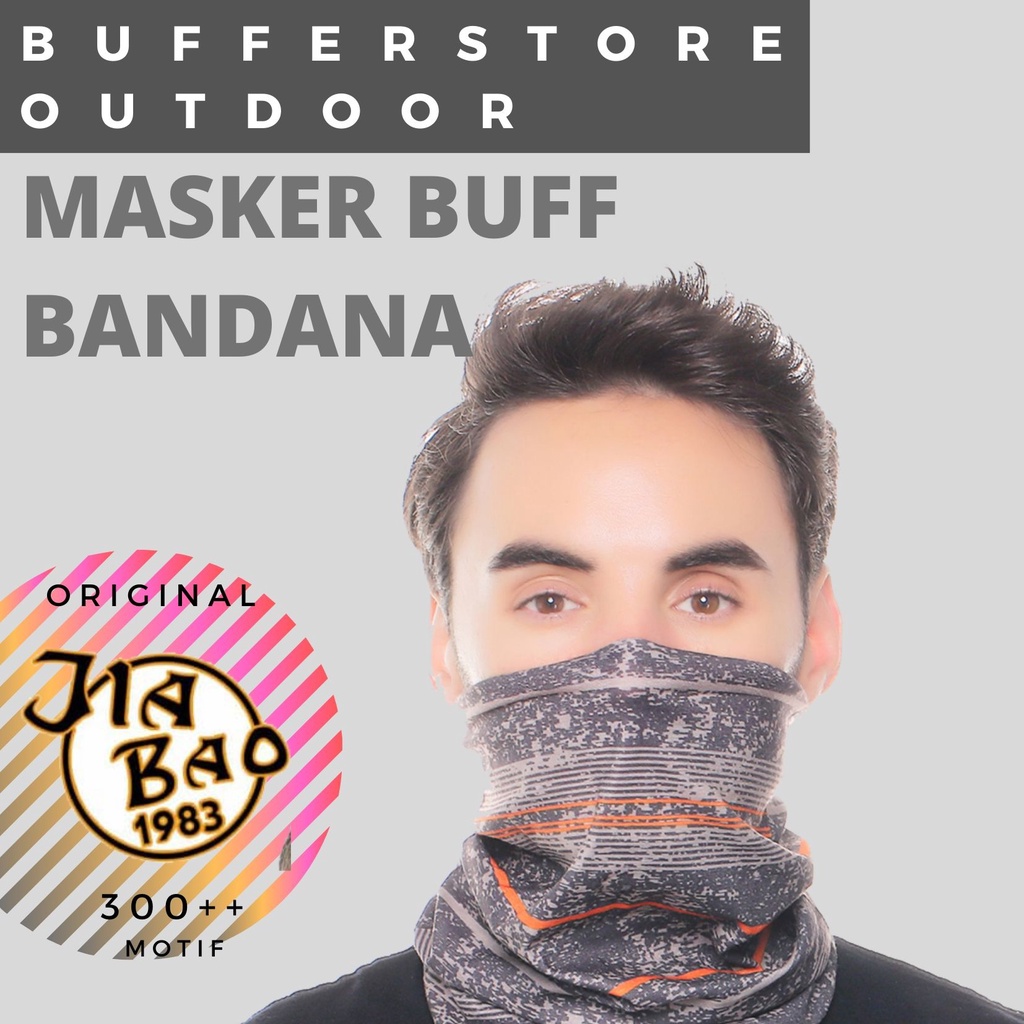 buff masker bandana jiabao | Lazada Indonesia