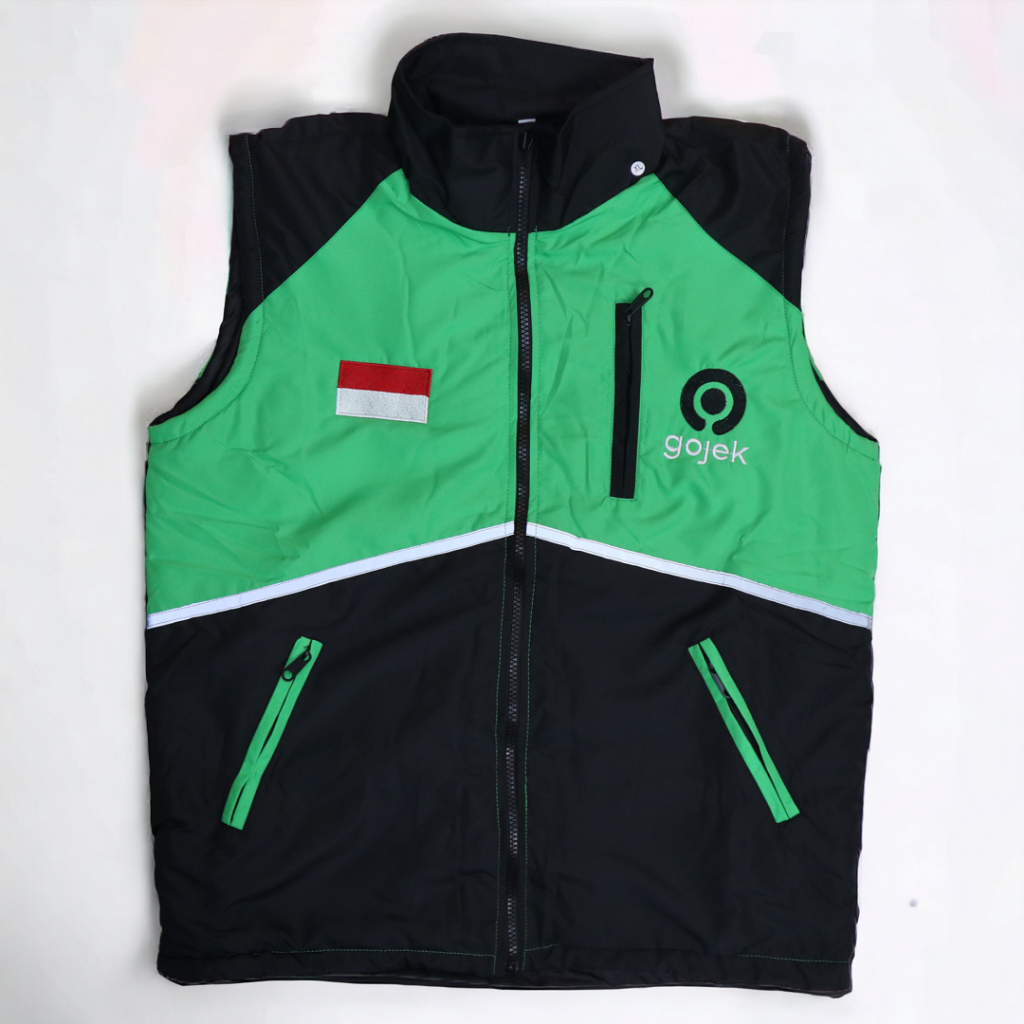 Rompi motor pria / Rompi driver ojol GOJ33K anti angin / Rompi ojol ...