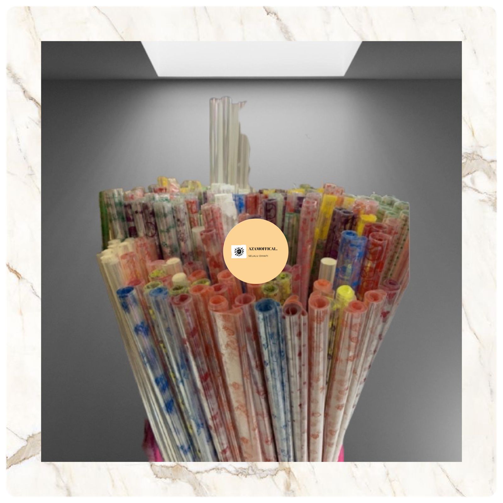 PLASTIK PARCEL PEMBUNGKUS (10lembar) PLASTIK PARCEL MOTIF DAN BENING ...