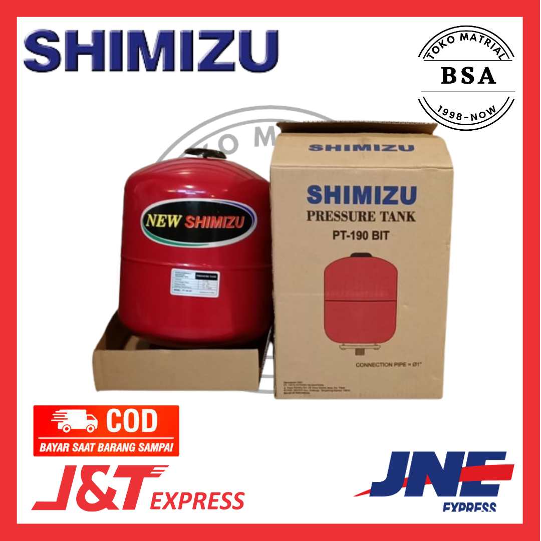TABUNG POMPA AIR SHIMIZU / PRESSURE TANK SHIMIZU PT 190 BIT | Lazada ...