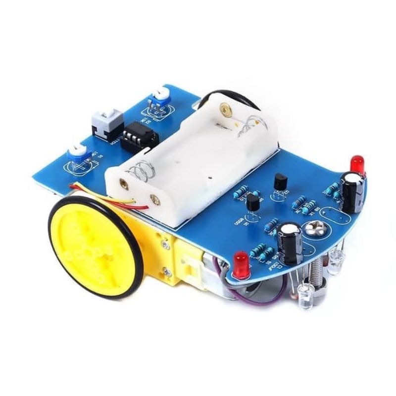 DIY Kit Robot Tracking Line Follower Smart Car Edukasi Smart Car Analog ...