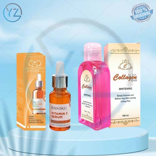 Toner Collagen plus serum Vit C | Lazada Indonesia
