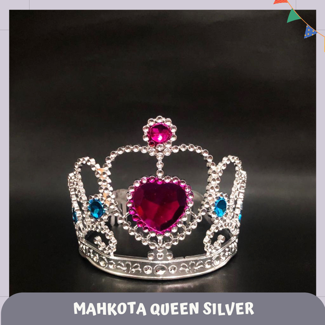 Mahkota Crown Ulang Tahun / Mahkota Tiara Silver | Lazada Indonesia