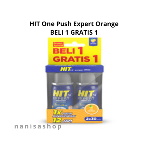 Hit One Push Expert Orange 10 ml (Buy 1 Get 1) - Obat Nyamuk - AMPUH ...