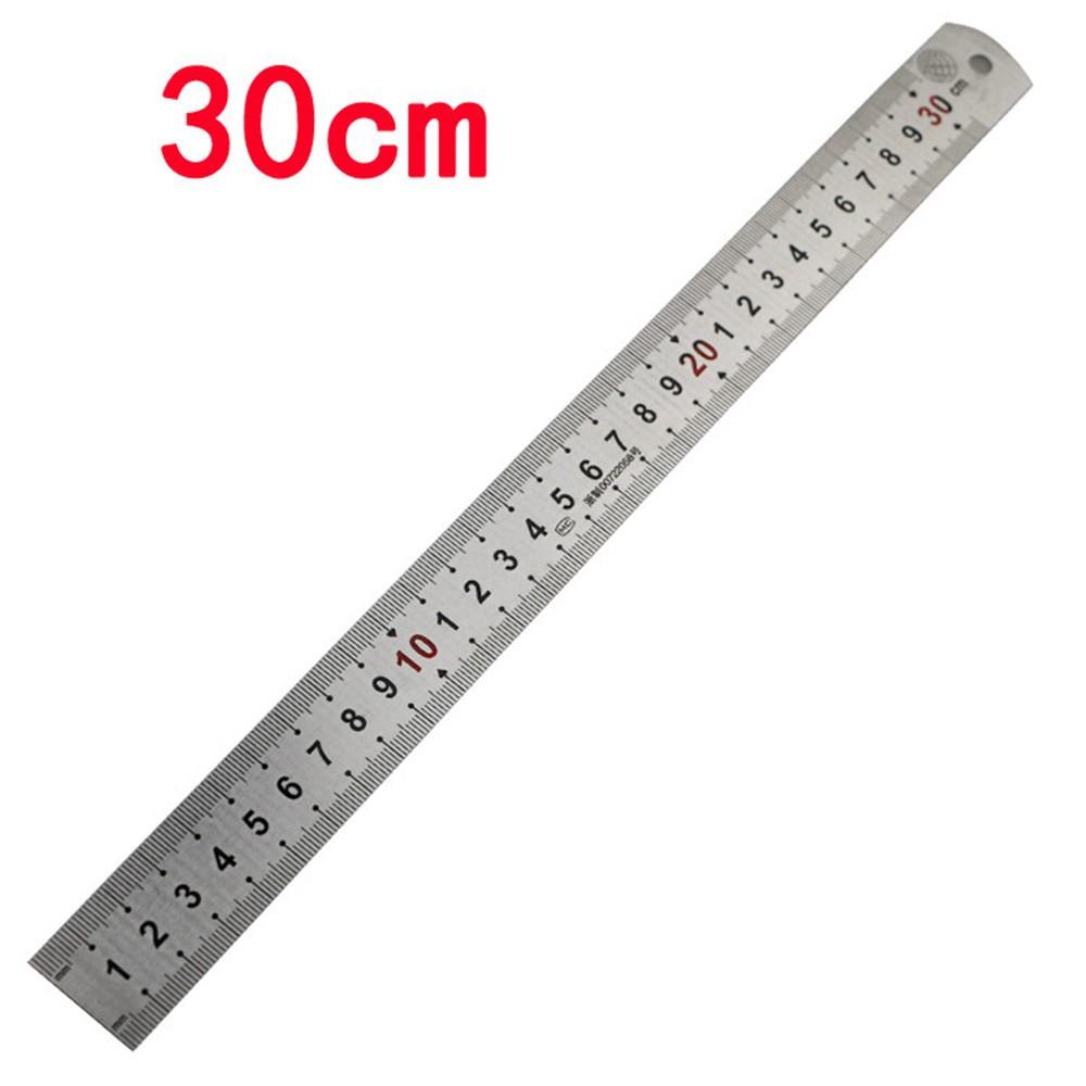 Penggaris Besi 30 CM / Ruler Stainless Steel 30 CM | Lazada Indonesia