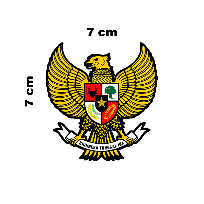 Sticker Decal Vinyl Mobil Burung Garuda Pancasila 7 cm | Lazada Indonesia