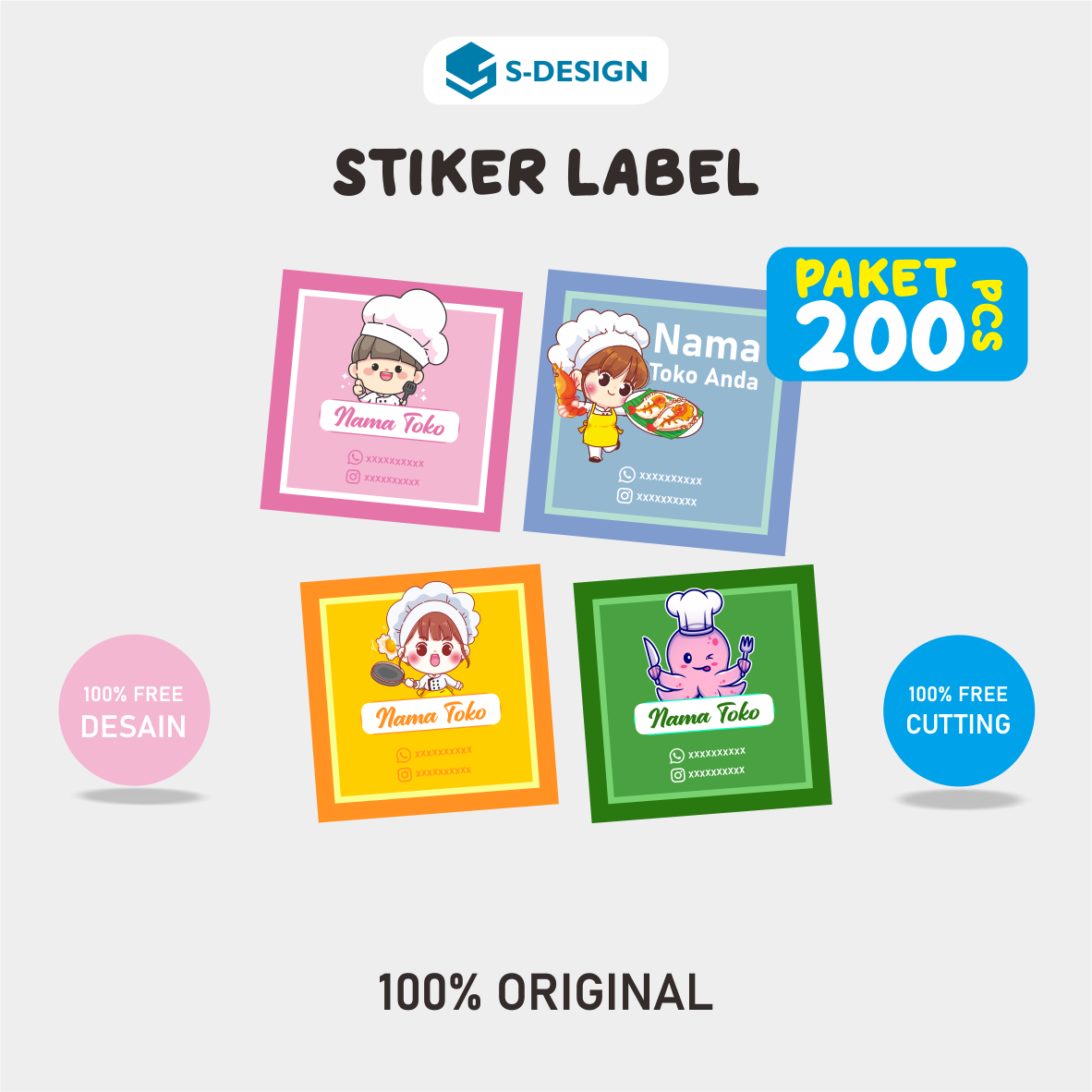 STIKER/STIKER LEBEL/STIKER CUSTOM/STICKER LABEL/STICKER CUSTOM/STIKER ...