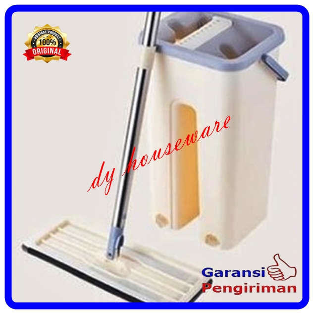 Alat Pembersih Pel Lantai Rumah Serbaguna Scratch Clean Mop - Cream HA ...
