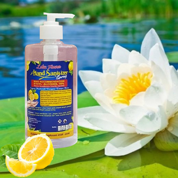PROMO !!! HAND SANITIZER LOTUS FLOWER 500 ML BTL PUMP | Lazada Indonesia