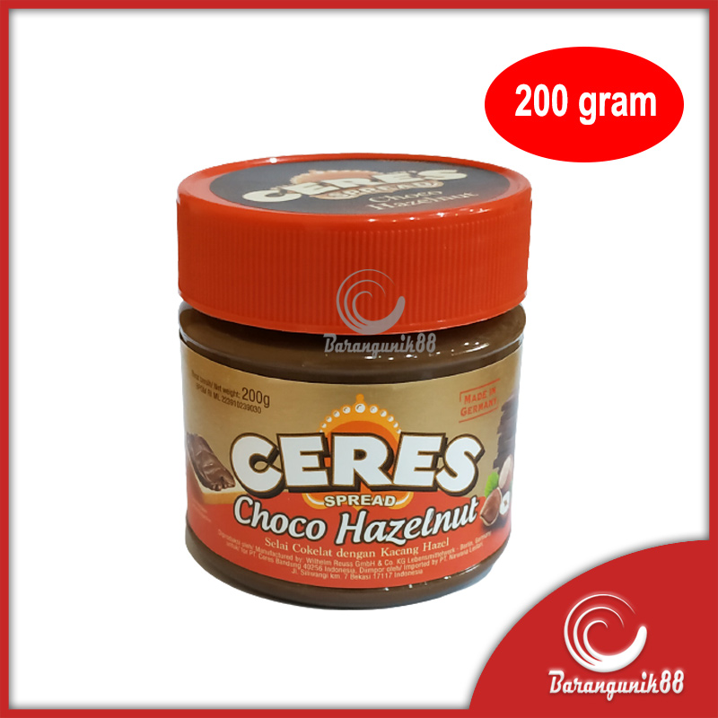 Selai Ceres Spread Choco Hazelnut Milk 200 gram Selai Cokelat | Lazada ...