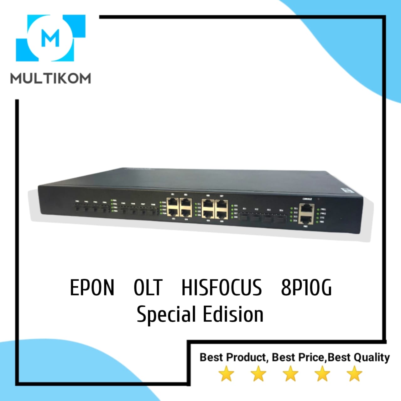 EPON OLT HiSFOCUS 8PON 10G Special Edition 64ONU/PON | Lazada Indonesia