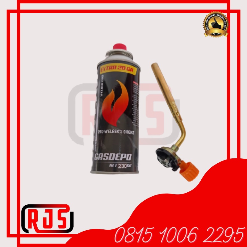 PAKET LAS / GAS LAS PORTABLE / GAS KALENG / BLOW TORCH MANUAL | Lazada ...
