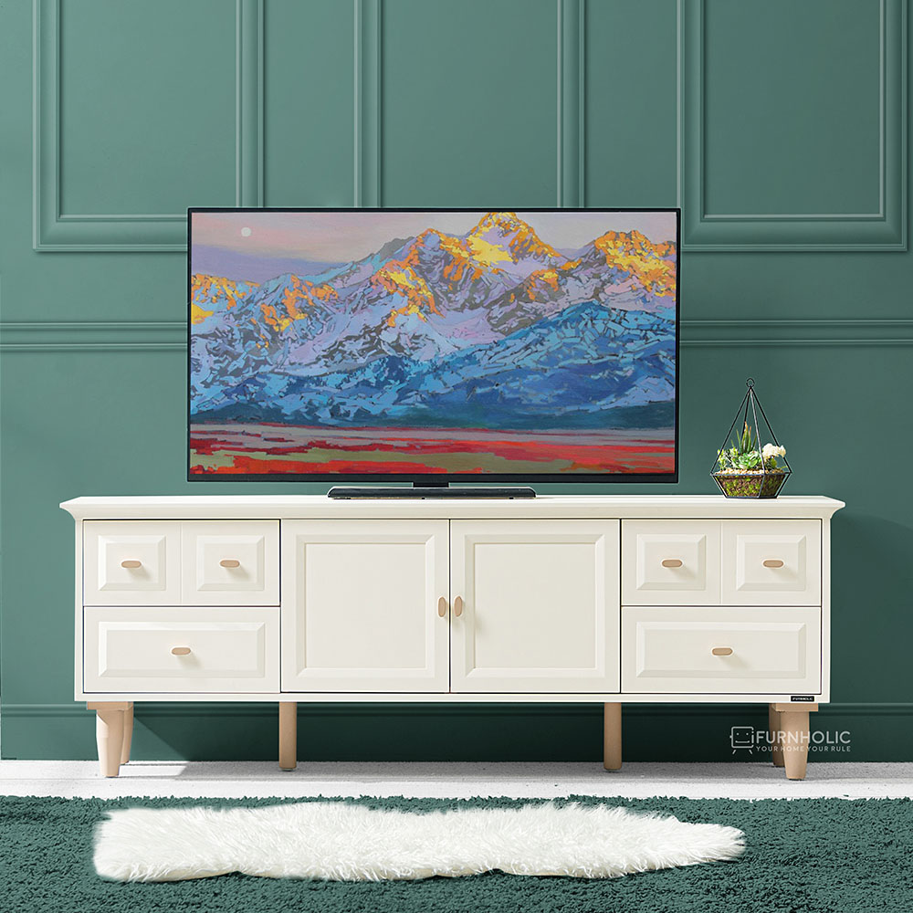 IFURNHOLIC Hannah TV Cabinet 150 | Meja tv Minimalis | Rak tv kayu ...