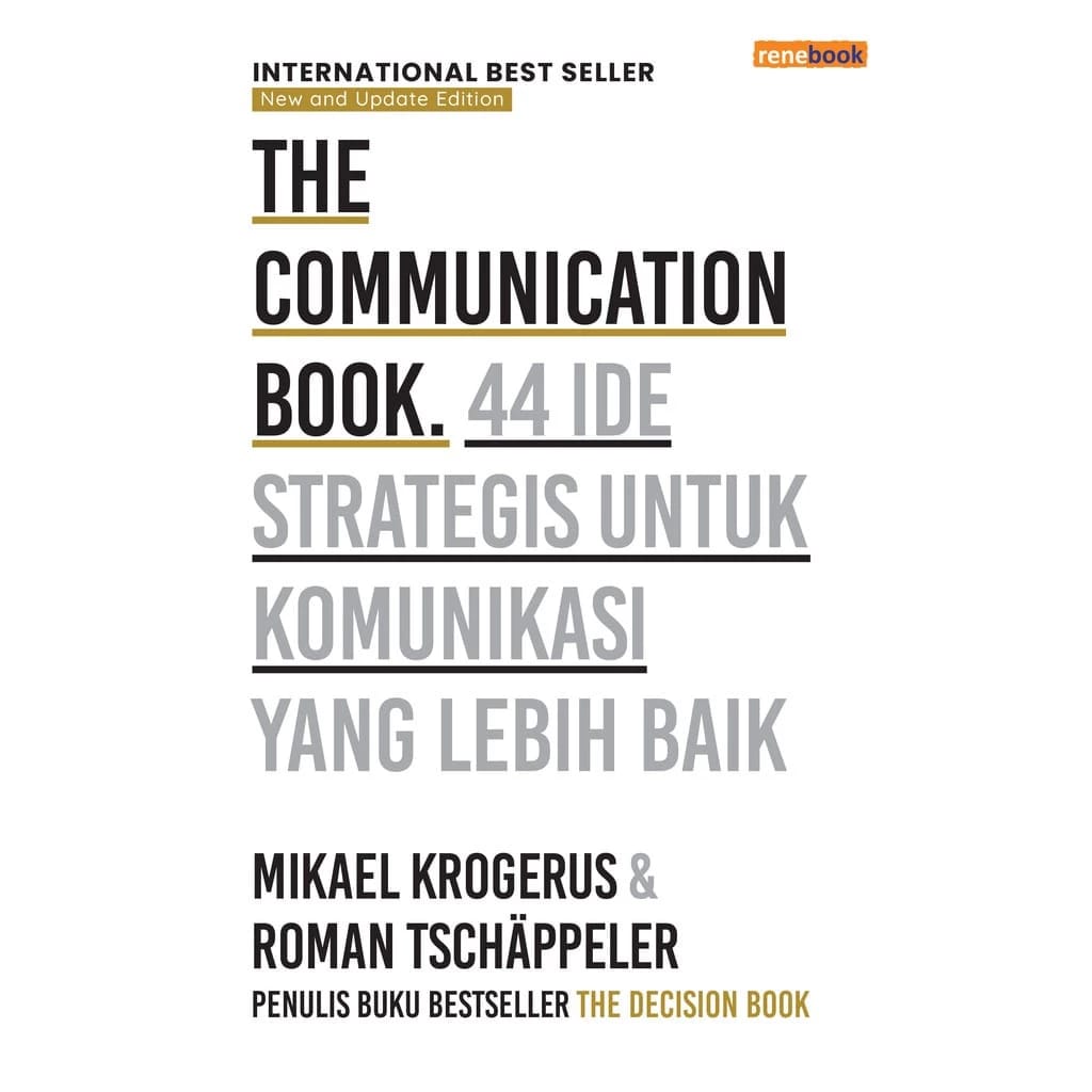 Turos Buku THE COMMUNICATION BOOK Strategi untuk Komunikasi yang lebih ...