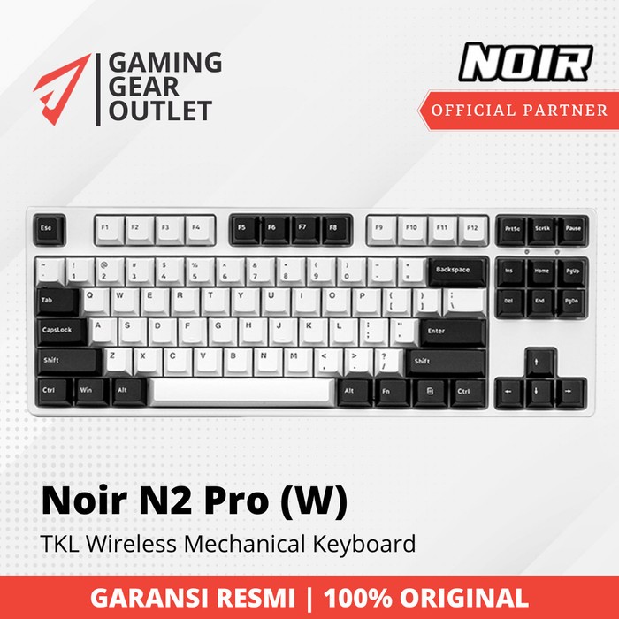 NOIR N2 Pro White - TKL Wireless Mechanical Keyboard | Lazada Indonesia