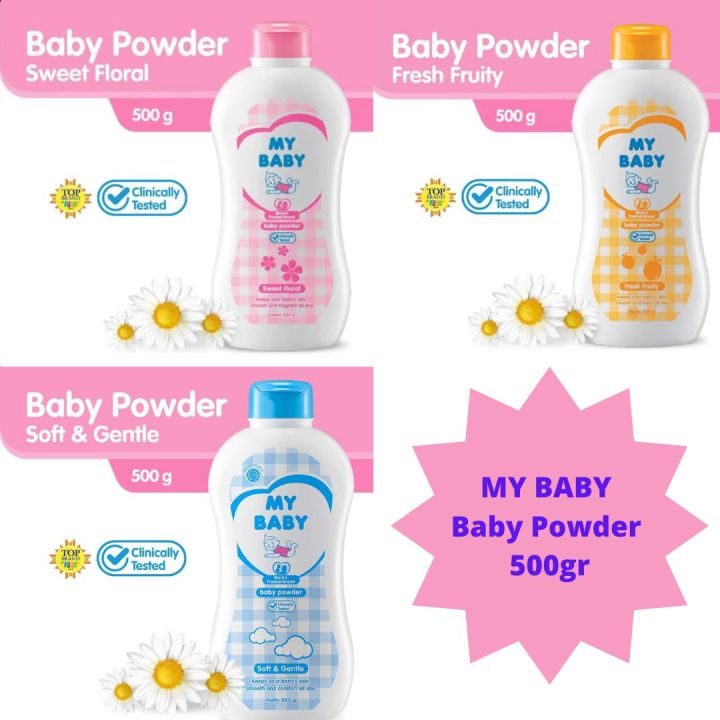 Bedak My Baby 500Gr Sweet Floral My Baby 500Gr Soft & Gentle My Baby ...