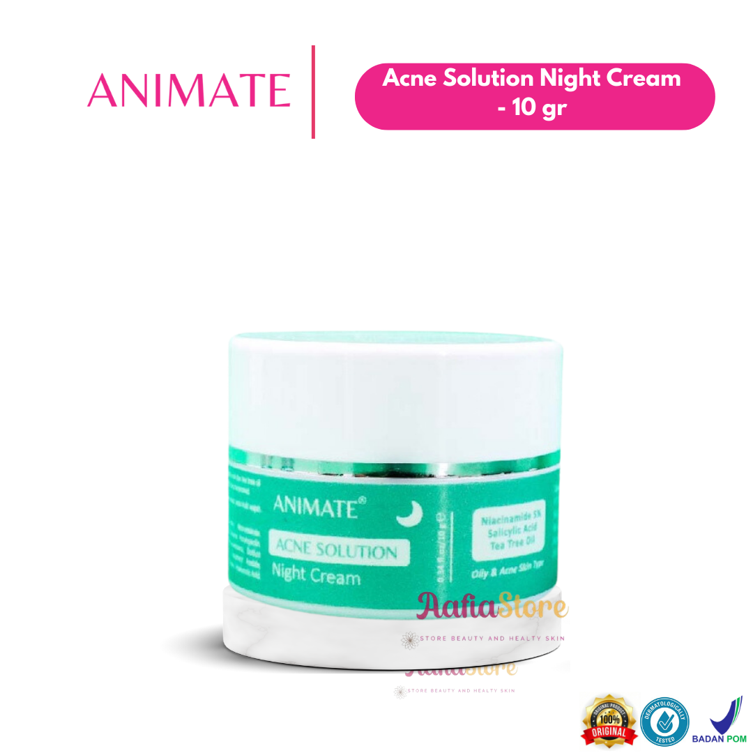 Animate Acne Solution Night Cream 10 Gr | Lazada Indonesia
