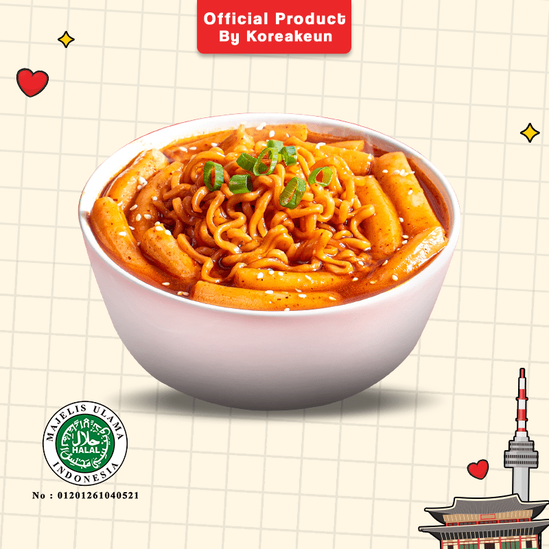 KOREAKEUN RABOKKI/ RAPOKI/ RAMYEON TOPOKKI / TTEOKBOKKI HALAL TER WORTH ...