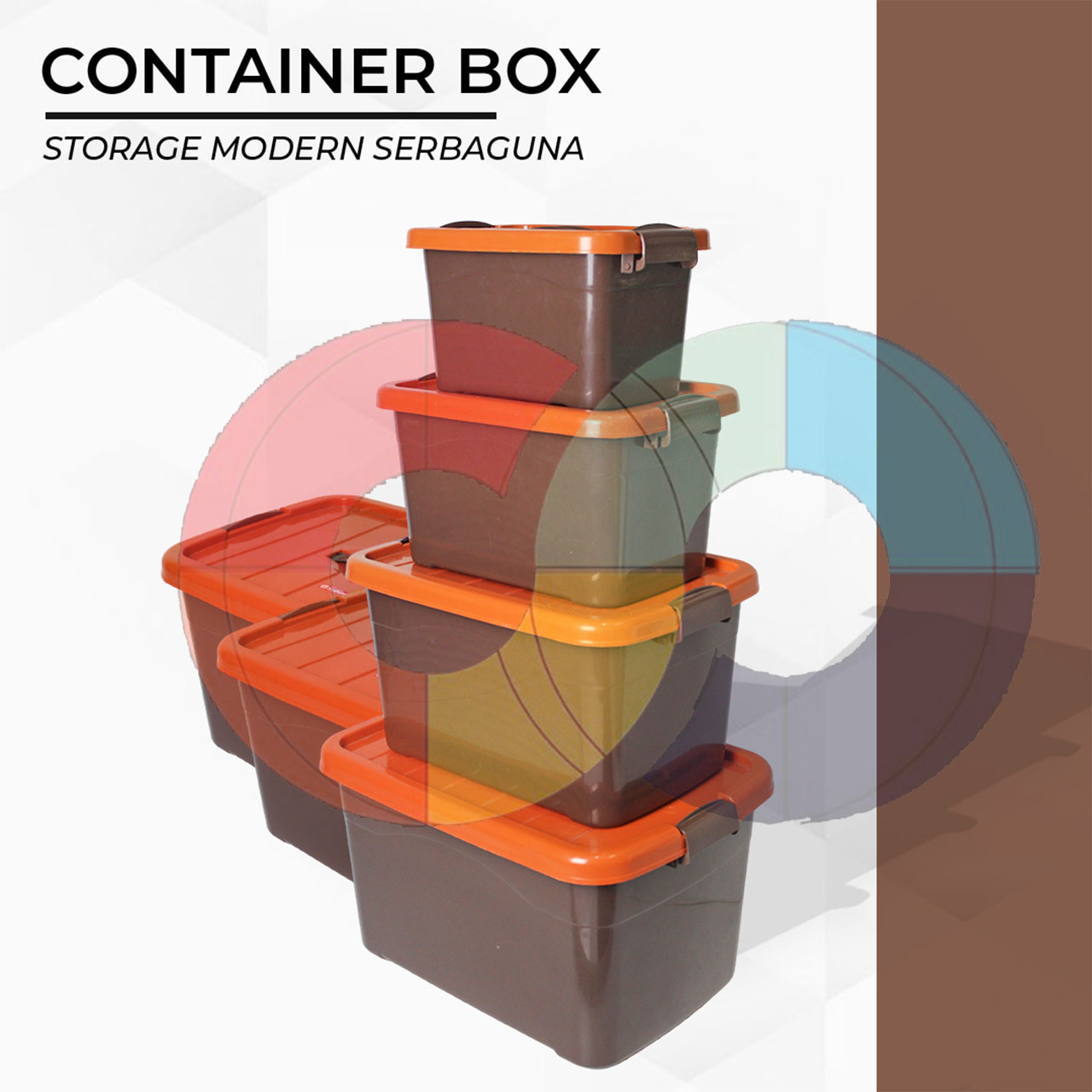 Container Box Plastik - 5 Liter Kotak Penyimpanan Barang Handle Murah ...