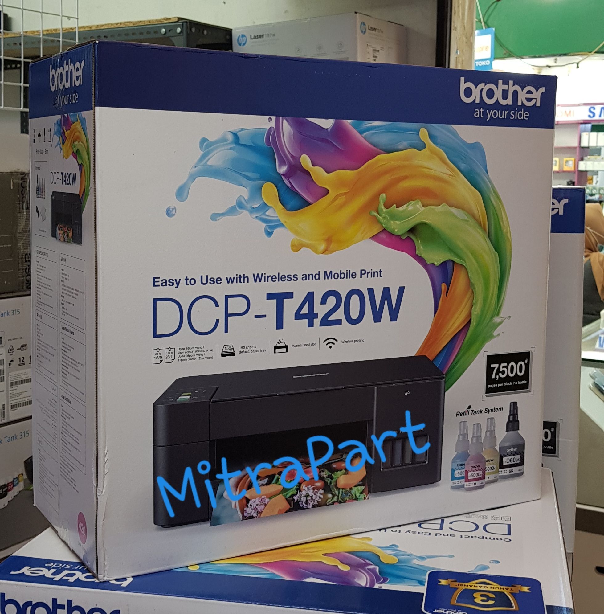 Printer Brother DCP T420W All in One Wifi | Lazada Indonesia