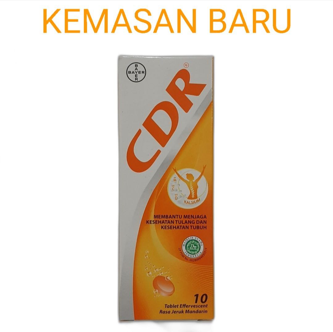 CDR Sweet Orange Effervescent (1 botol isi 10 tablet) | Lazada Indonesia