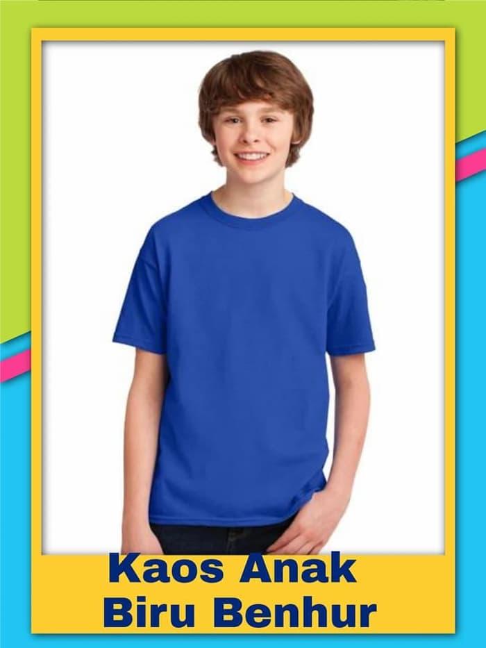 Kaos polos anak Biru benhur - oblong polos anak Biru benhur - Kaos Biru ... Kaos polos anak Biru benhur - oblong polos anak Biru benhur - Kaos Biru ...