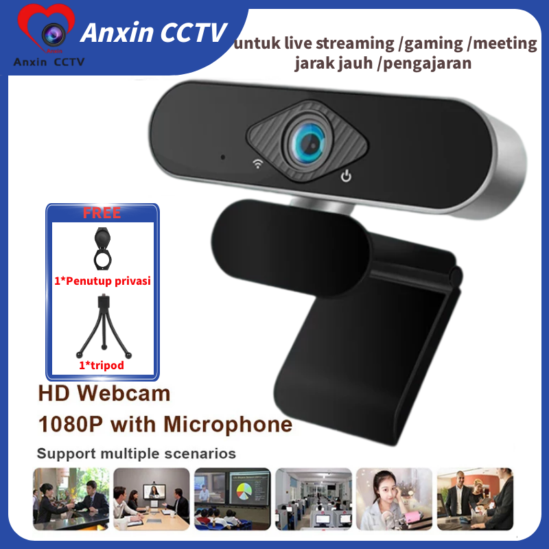 【Original Impor】Kamera Webcam Laptop With Mic Live Streaming Camera ...