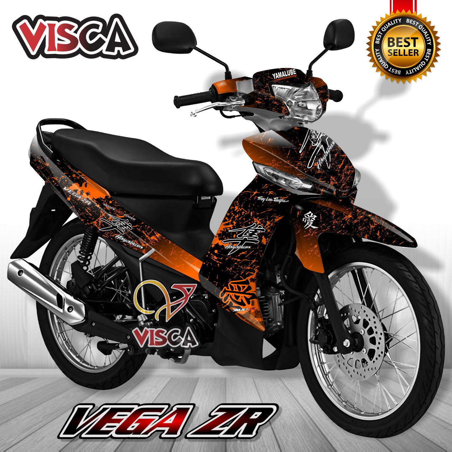 Decal Vega ZR Full Body Stiker Vega ZR Full Body Striping Vega ZR ...