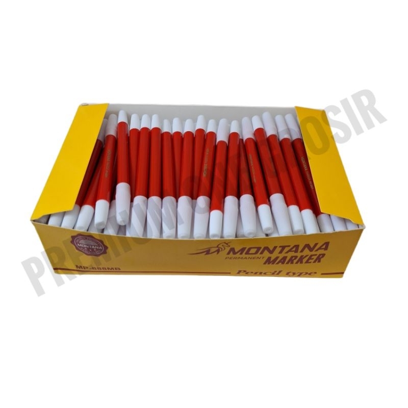 1 Pak Spidol Permanent Kecil Montana Marker / Spidol / Pensil Spidol ...