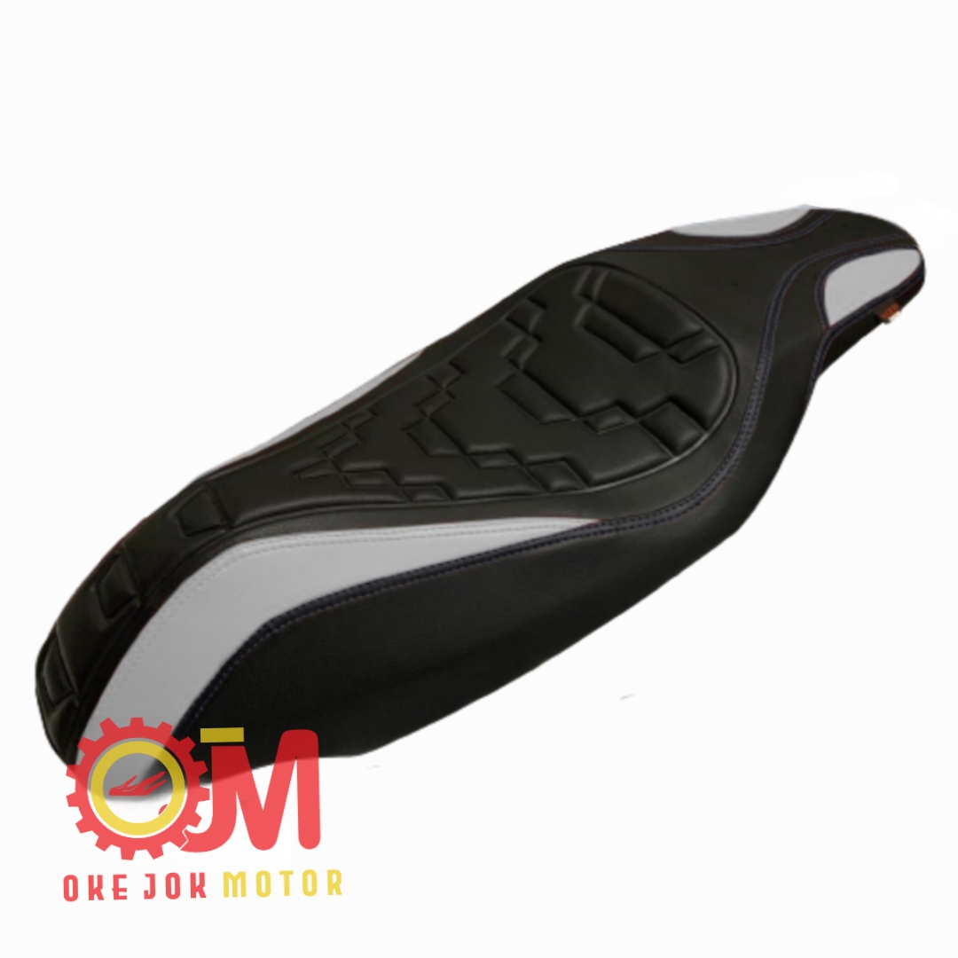 Kulit Jok / Sarung Jok Tanpa Staples Model Piramida Karet Vario Beat ...